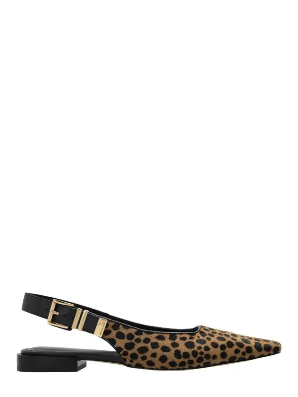 Michael Kors Darrington Leopard Print Ballet Flats - Brown