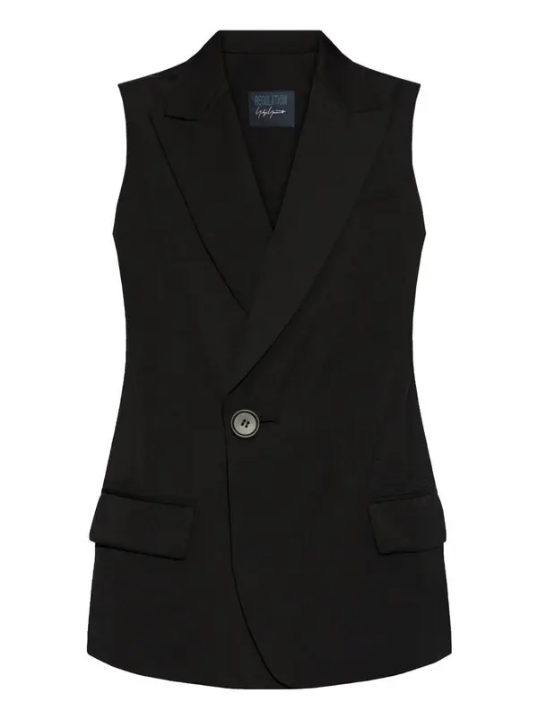 Yohji Yamamoto Wool Vest - Black