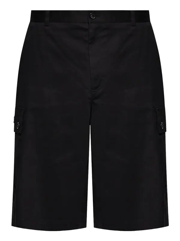 Dolce & Gabbana Cotton Cargo Shorts - Black