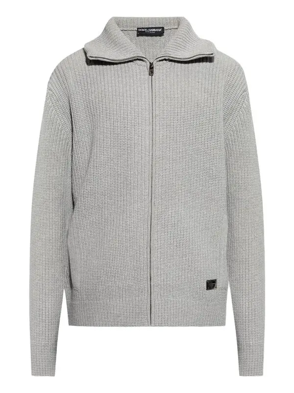 Dolce & Gabbana Wool Cardigan - Grey
