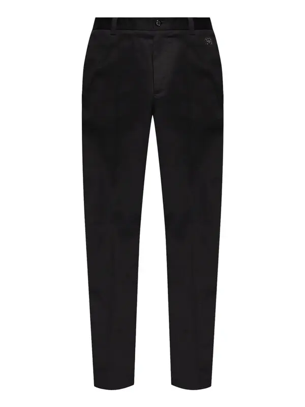 Dolce & Gabbana Cotton Trousers - Black
