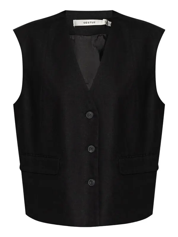GESTUZ Gzizza Vest - Black