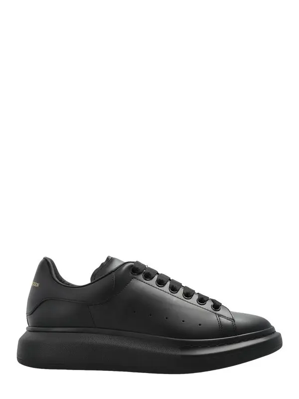 Alexander McQueen Tech Leather Sneakers - Black