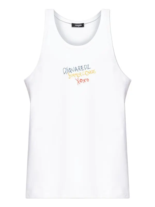 Dsquared2 Top Capsule 'summer Lovers - White