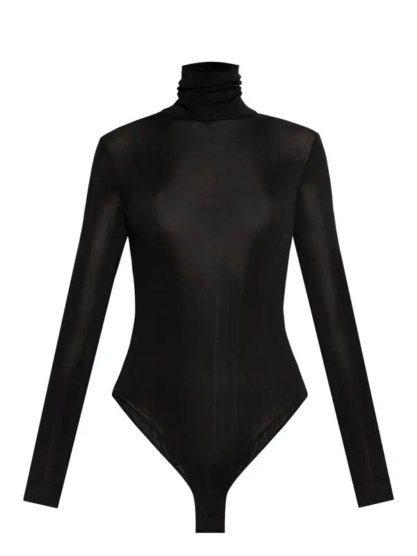 MAISON MARGIELA Turtleneck Bodysuit - Black