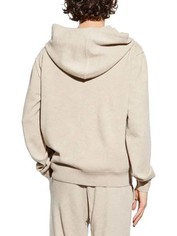 MAISON MARGIELA Wool And Viscose Hoodie - Beige
