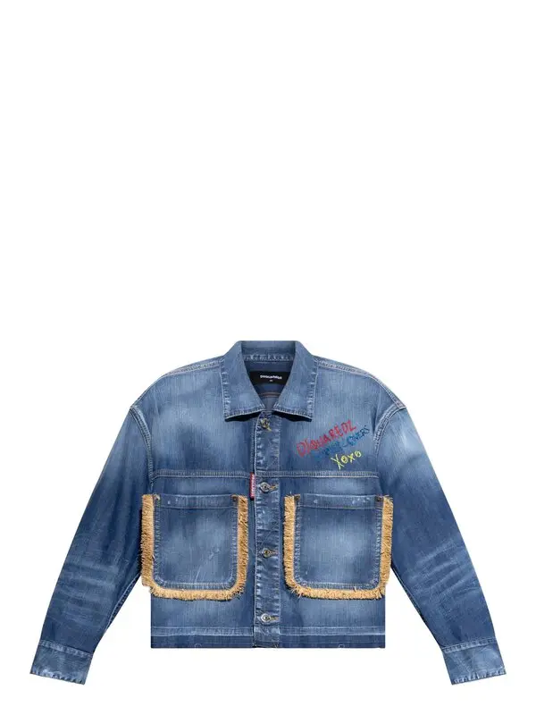 Dsquared2 Summer Lovers" Denim Jacket - Blue