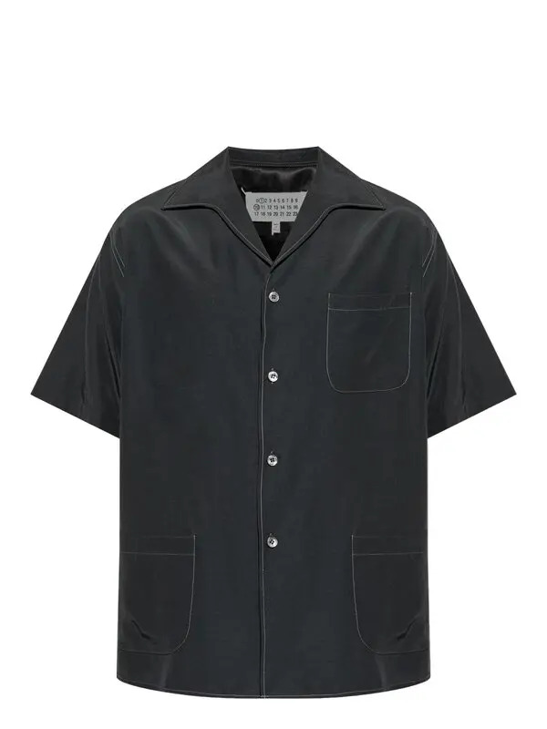 MAISON MARGIELA Short Sleeve Shirt - Black