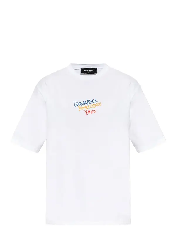 Dsquared2 T-shirt Capsule 'summer Lovers - White