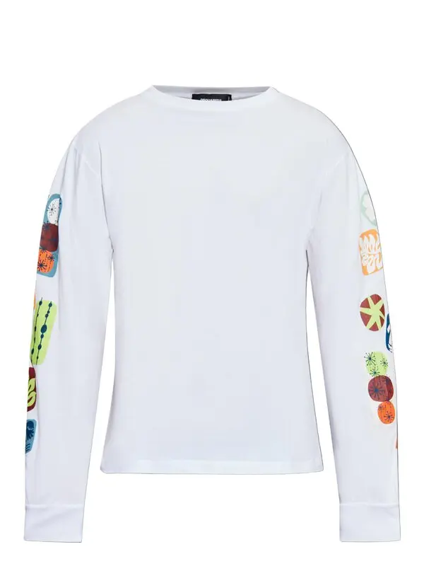 Dsquared2 Long-sleeve T-shirt "summer Lovers - White