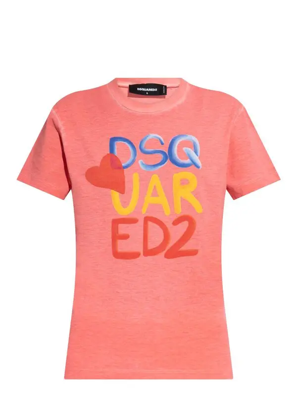 Dsquared2 Summer Lovers" T-shirt - Pink