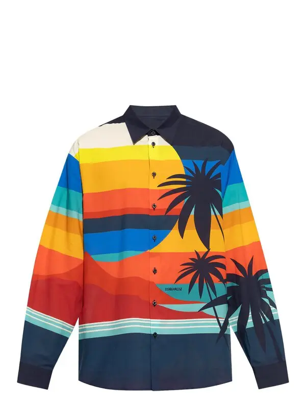 Dsquared2 Shirt Capsule `summer Lovers - Multicolour