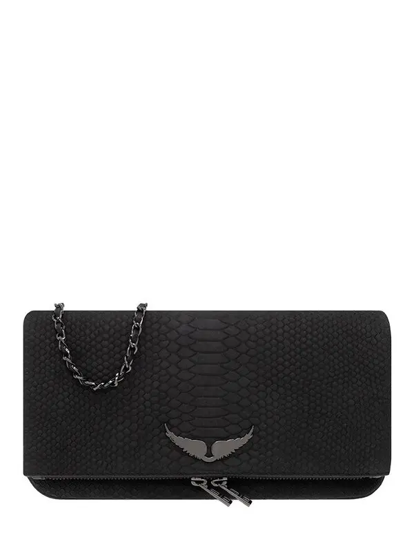 Zadig&Voltaire Shoulder Bag With Logo - Black