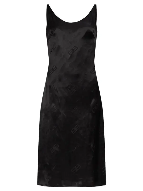 Balenciaga Silk Dress - Black