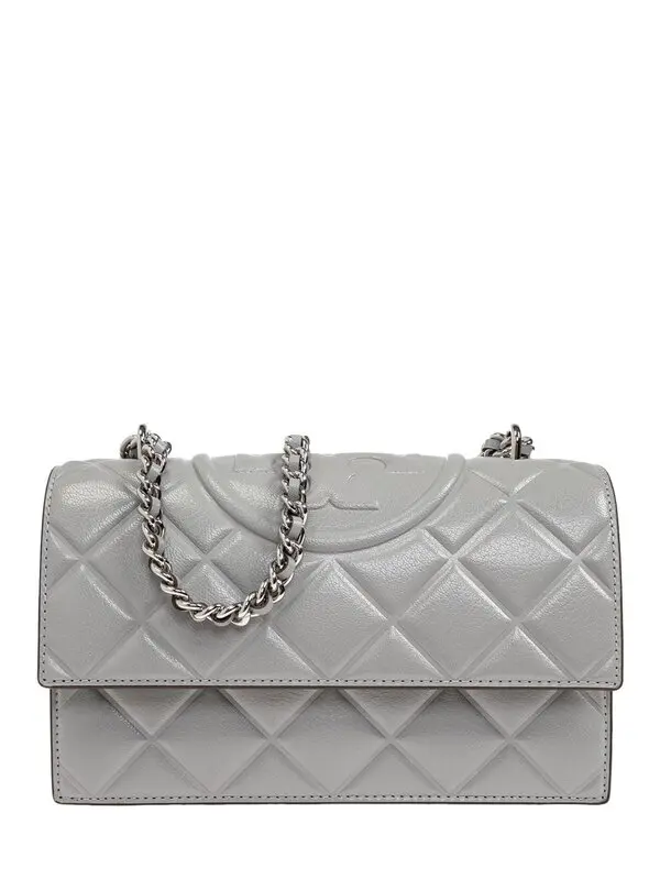 Tory Burch Fleming Small Shoulder Bag - Grey