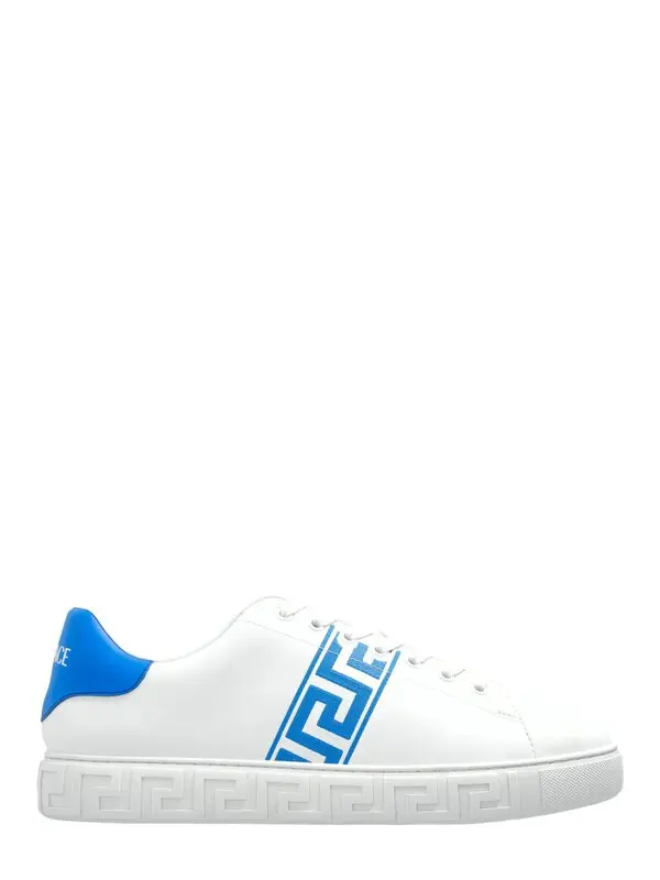 Versace Leather Low-top Sneakers - White