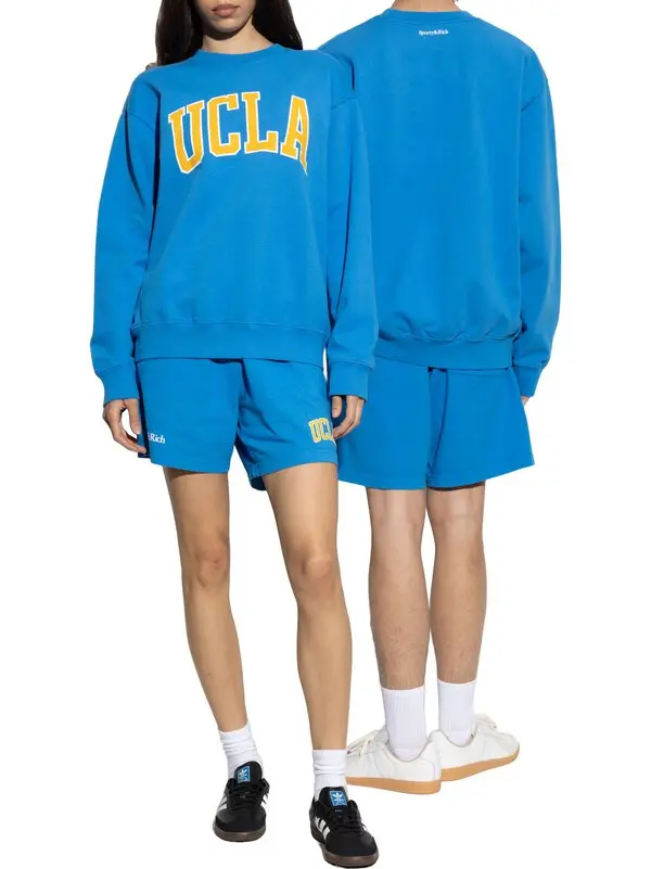 SPORTY & RICH Ucla Collection Sweatshirt - Blue