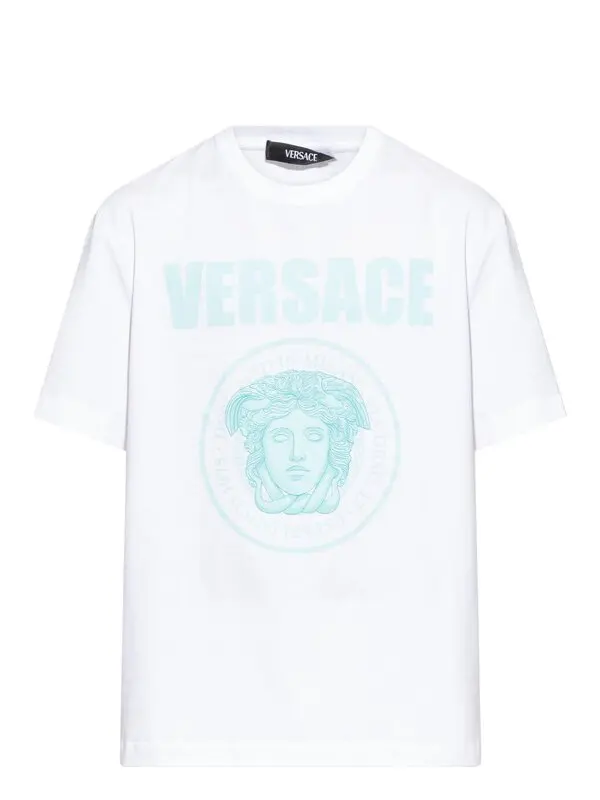 Versace T-shirt With Print - White