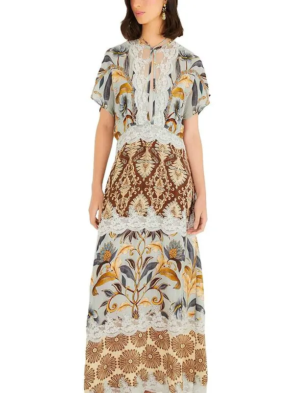 Farm Rio Maxi Dress - Snake Garden