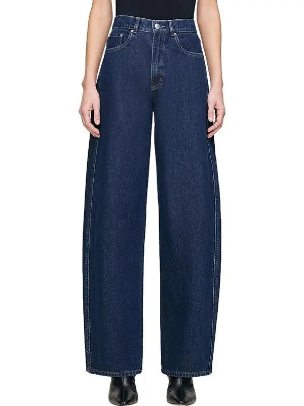 DL1961 Taylor Relaxed High-rise Barrel Jeans - Lake House
