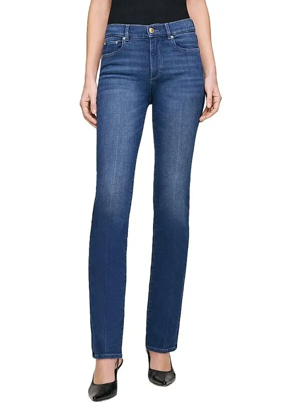 DL1961 Mara Straight Mid-rise Instasculpt Jeans - Santa Moncia