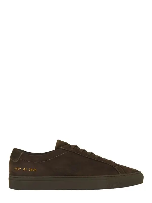 COMMON PROJECTS Achilles Nubuck Sneakers - Moka