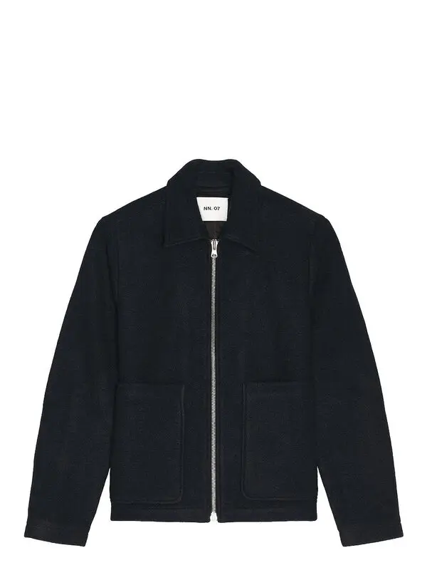 Nn07 Gael Jacket - Navy Blue