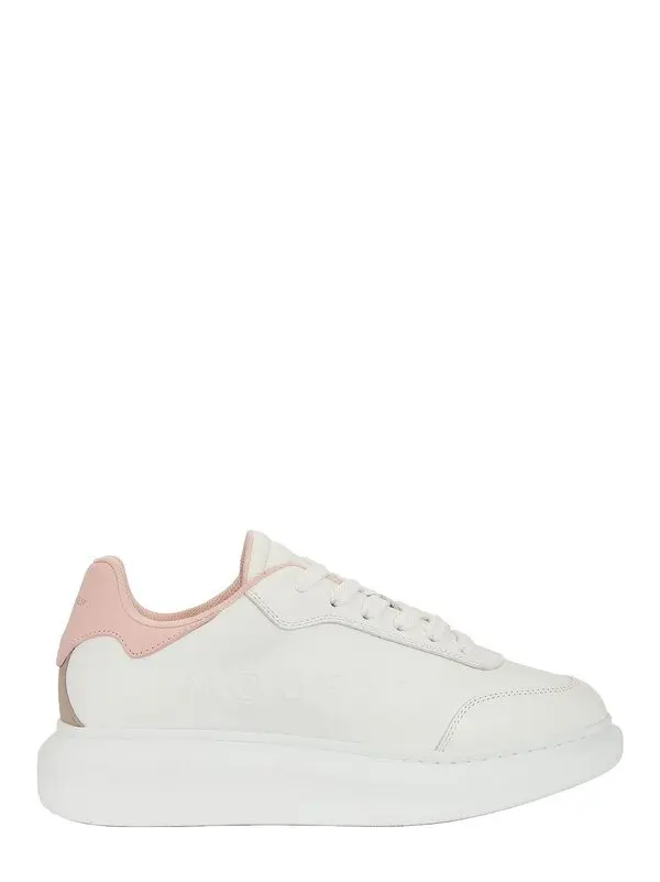 Alexander McQueen Oversized Sneaker - White & Pink
