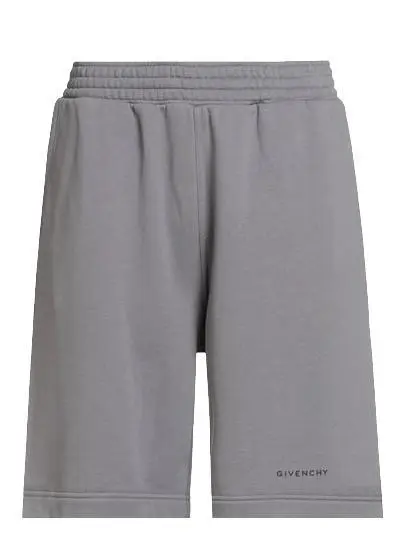 Givenchy Cotton French Terry Athletic Shorts - Grey