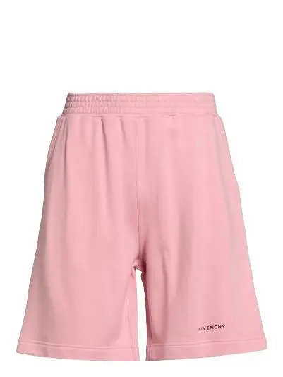 Givenchy Cotton French Terry Athletic Shorts - Pink