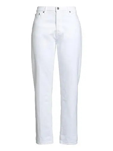 DONDUP Straight-leg Jeans With Leather Trims - White