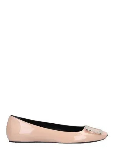 ROGER VIVIER Ballerina Flats With Metal Detail - Pink