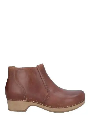 Dansko Ankle Boots In Leather - Brown