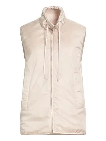 Max Mara Polyester Vest With Brand Logo - White