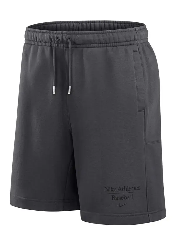 Nike Club Fleece Baseball Shorts - Grey