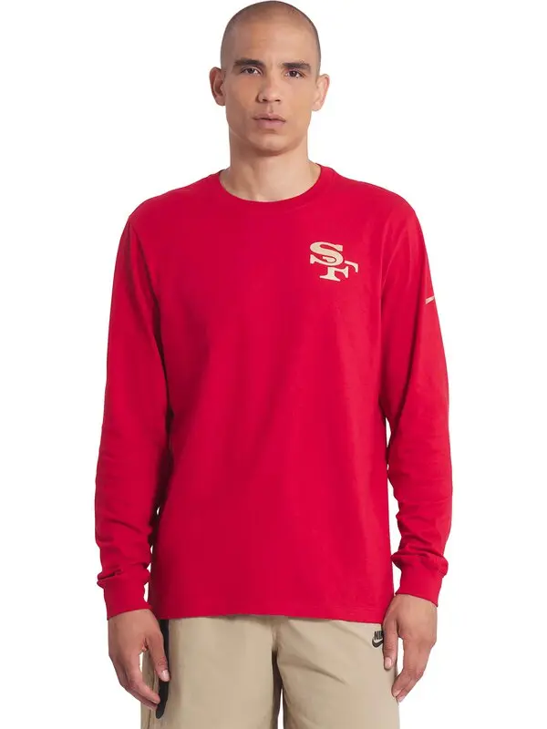 Nike San Francisco 49ers Rivalries Collection Essential Nfl Long-sleeve T-shirt - Red