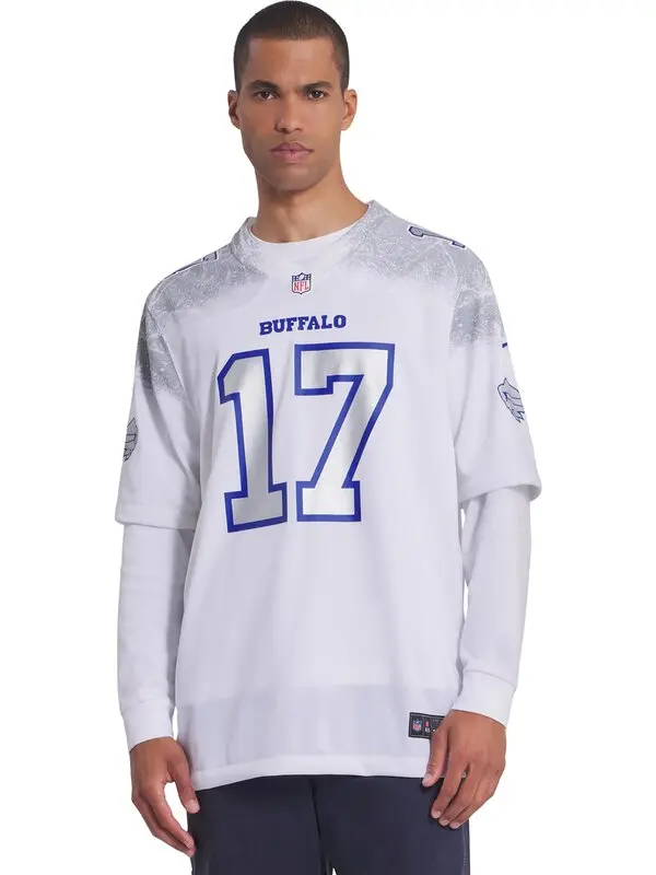 Nike Josh Allen Buffalo Bills Rivalries Collection Nfl Game Jersey - White