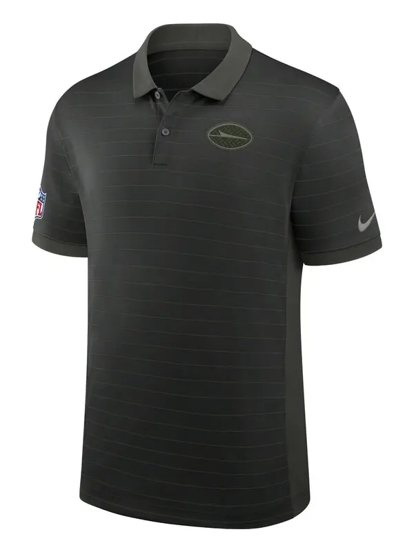 Nike New York Jets Rivalries Collection Sideline Victory Dri-fit Nfl Polo - Green