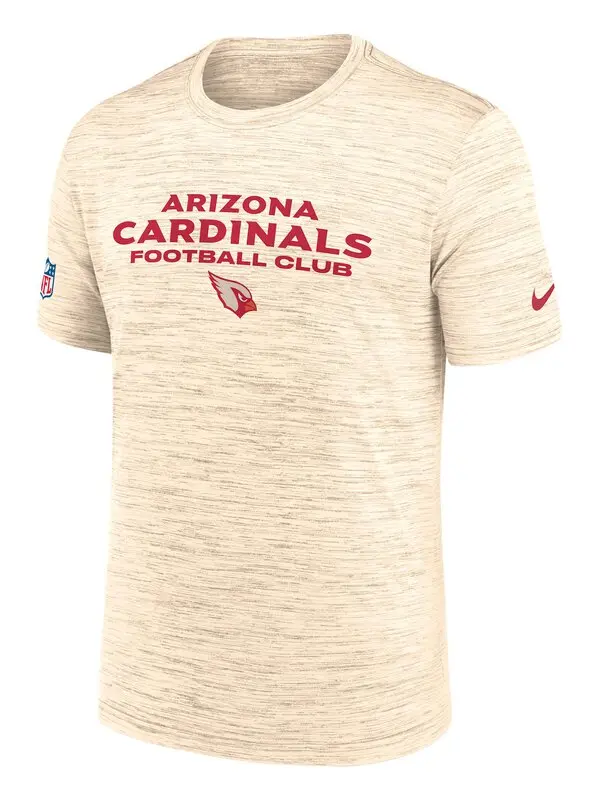 Nike Arizona Cardinals Rivalries Collection Sideline Velocity Dri-fit Nfl T-shirt - Brown