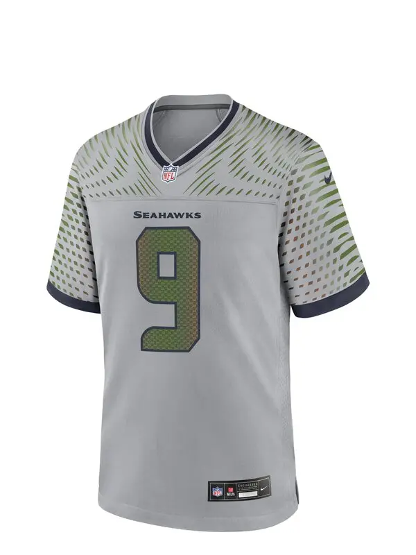 Nike Kenneth Walker Iii Seattle Seahawks Rivalries Collection Nfl Game Jersey - Grey