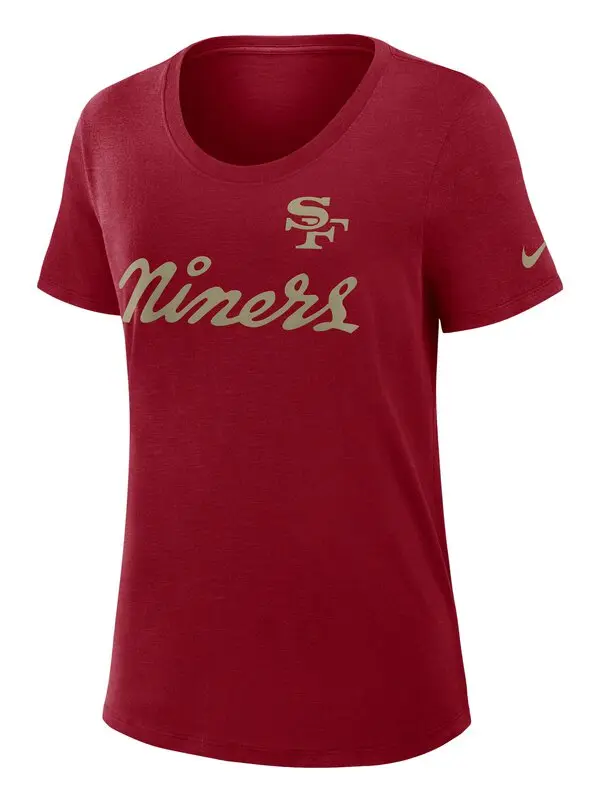 Nike San Francisco 49ers Rivalries Collection Slub Dri-fit Nfl T-shirt - Black