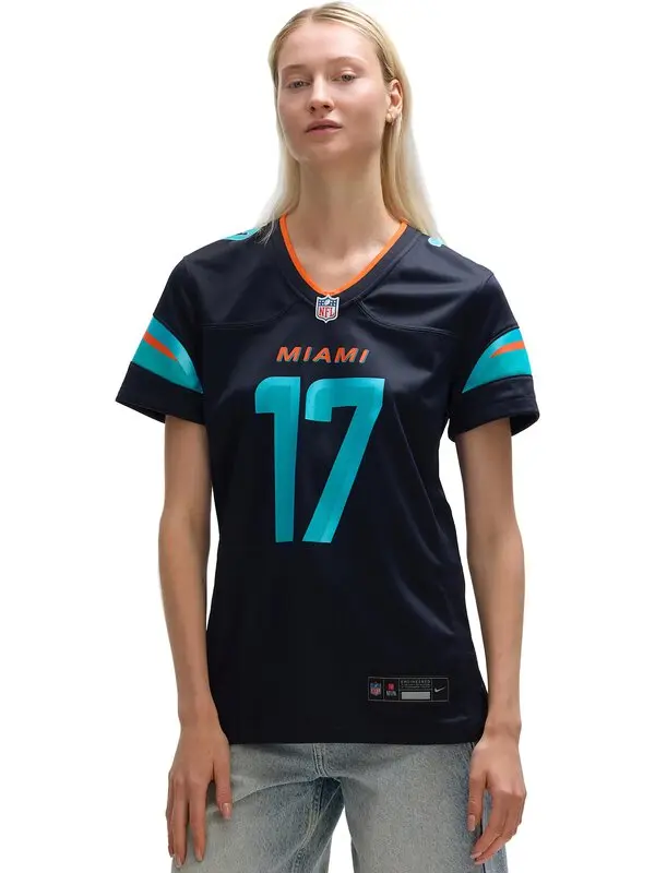 Nike Jaylen Waddle Miami Dolphins Rivalries Collection Nfl Game Jersey - Blue