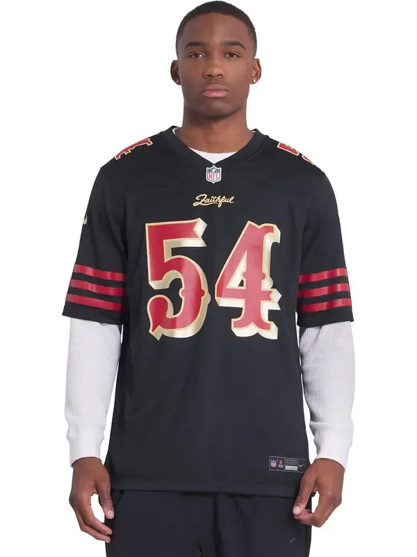 Nike Fred Warner San Francisco 49ers Rivalries Collection Game Jersey - Black
