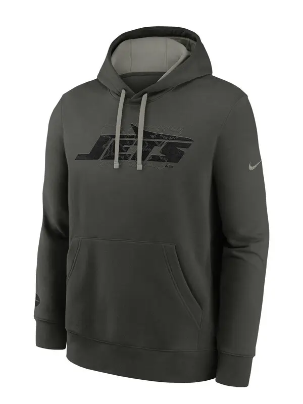 Nike New York Jets Rivalries Collection Club Nfl Pullover Hoodie - Green
