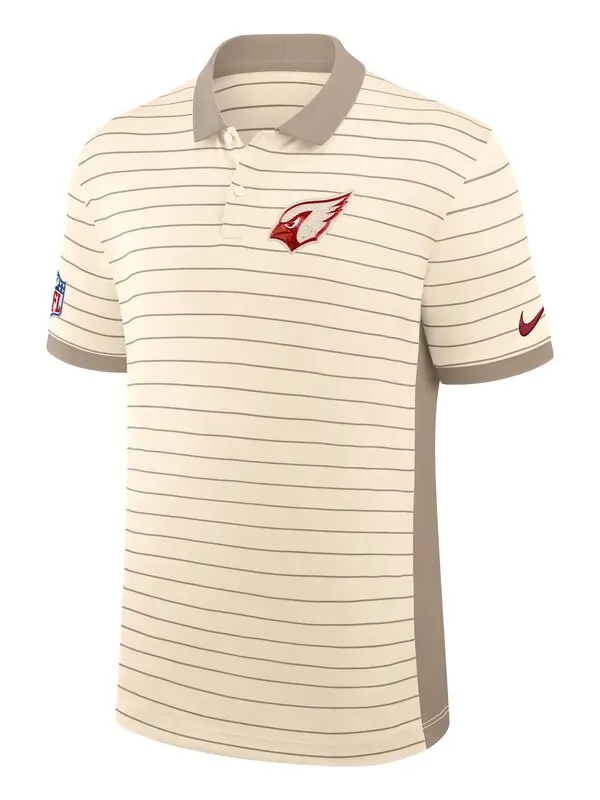 Nike Arizona Cardinals Rivalries Collection Sideline Victory Dri-fit Nfl Polo - Brown