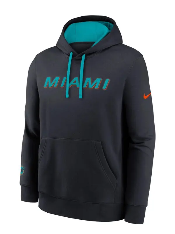 Nike Miami Dolphins Rivalries Collection Nfl Pullover Hoodie - Blue
