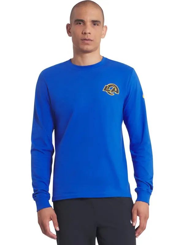 Nike Los Angeles Rams Rivalries Collection Essential Nfl Long-sleeve T-shirt - Blue