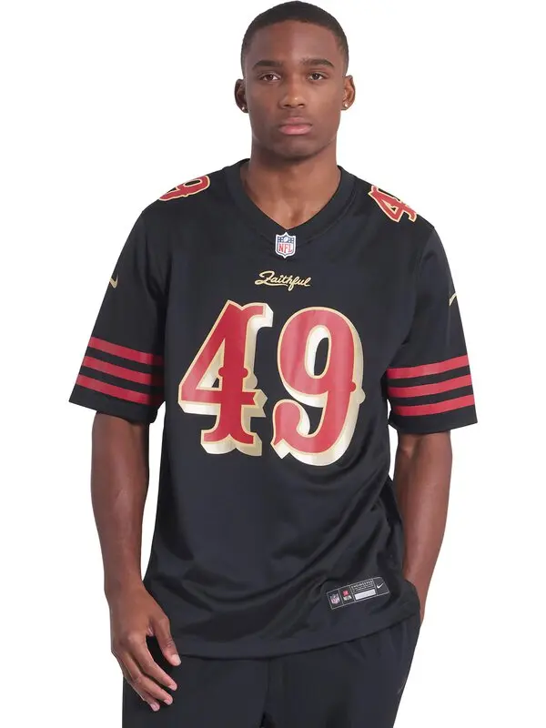 Nike San Francisco 49ers Rivalries Collection Nfl Game Jersey - Black