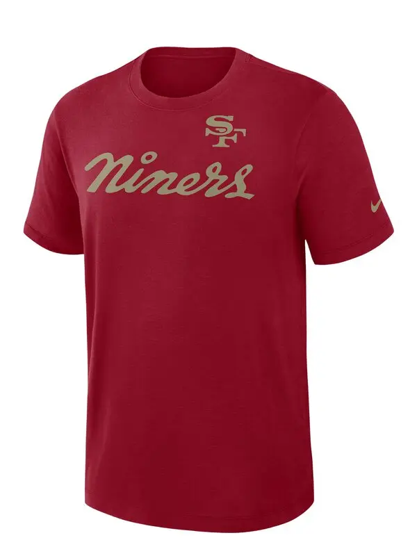Nike San Francisco 49ers Rivalries Collection Slub Dri-fit Nfl T-shirt - Red