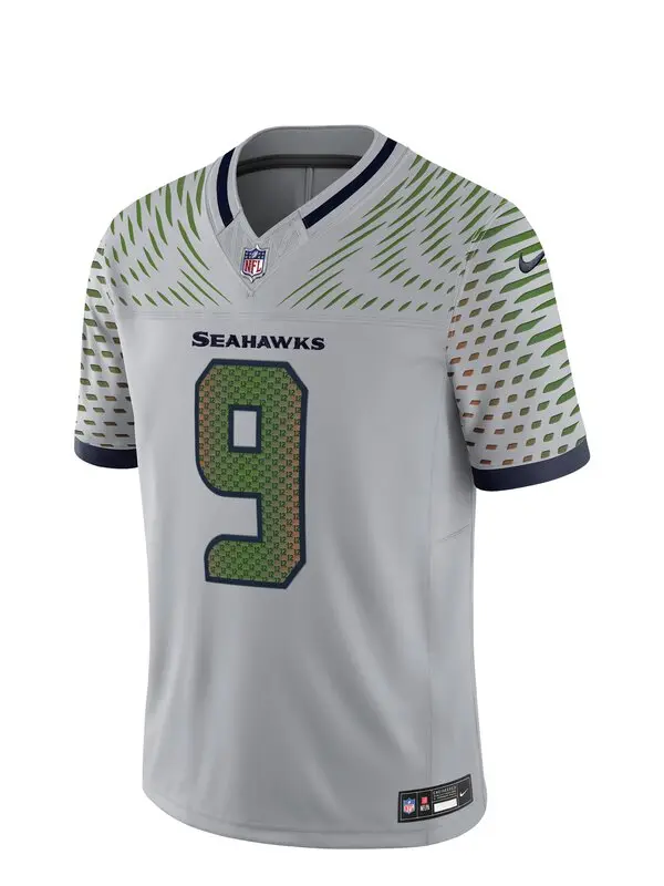 Nike Kenneth Walker Iii Seattle Seahawks Rivalries Collection Dri-fit Nfl Limited Jersey - Grey